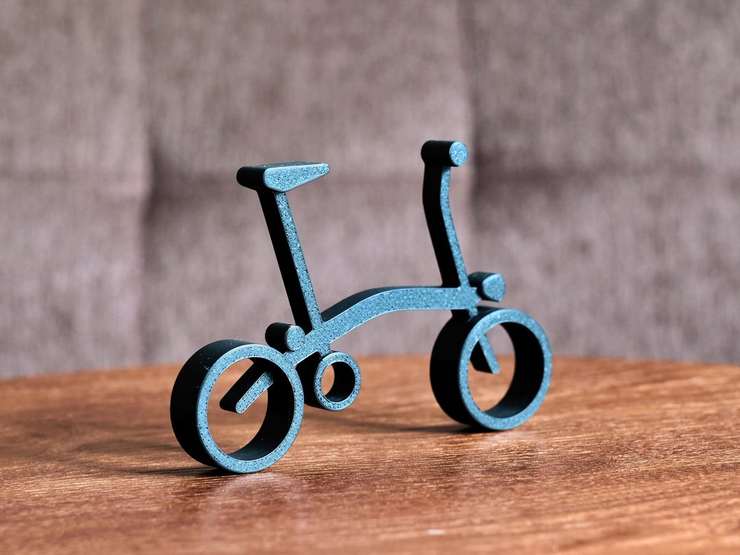 Brompton Bicycle Modern Line Art Floating 3D Printed Sculpture - Etsy