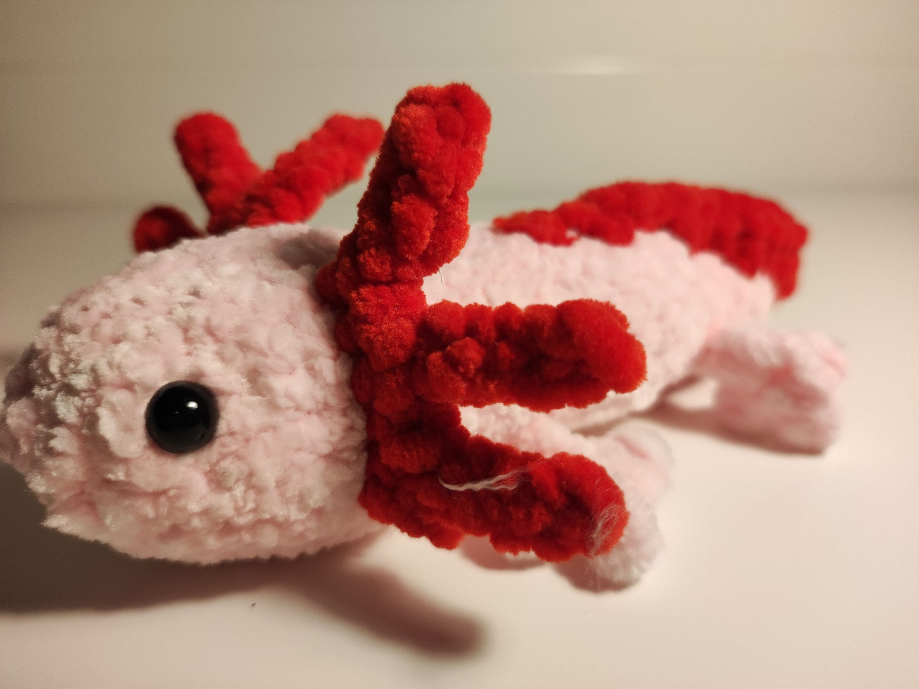 Axolotl Plushie, Soft Homemade Crochet Toy - Etsy UK