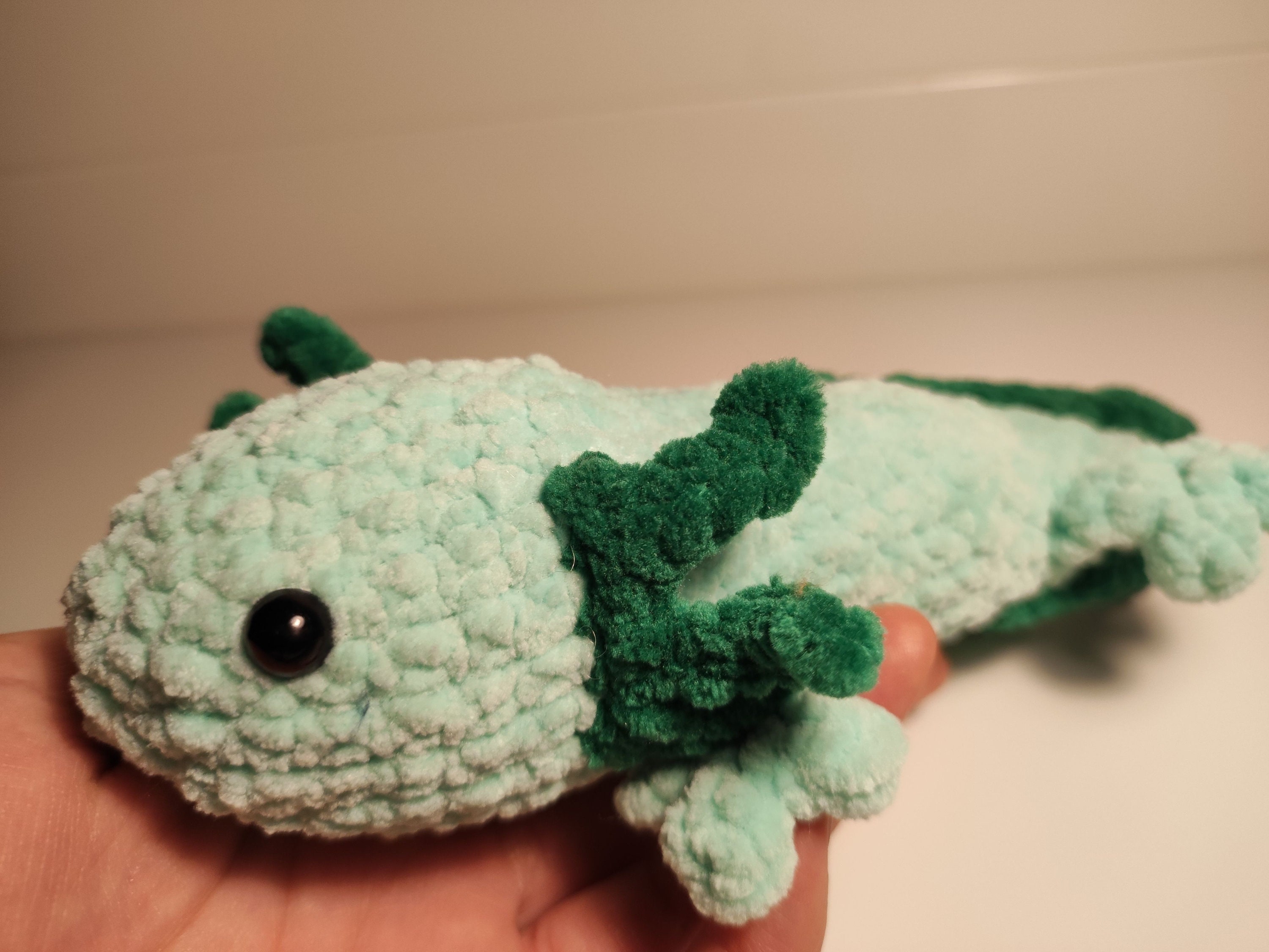 Axolotl Plushie, Soft Homemade Crochet Toy - Etsy UK