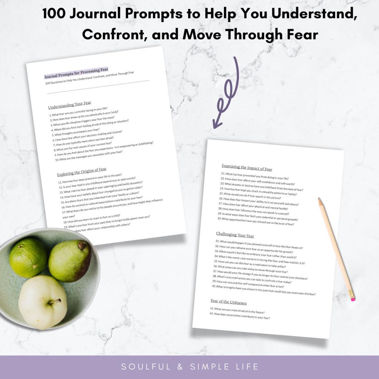 100 Journal Prompts for Processing Fear – Understand, Confront & Move ...