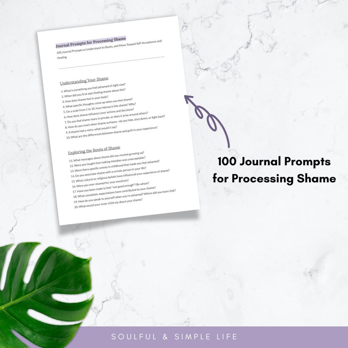 100 Journal Prompts for Processing Shame – Understand Shame, Heal ...