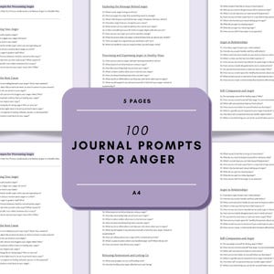 100 Journal Prompts for Processing Anger – Understand, Express ...