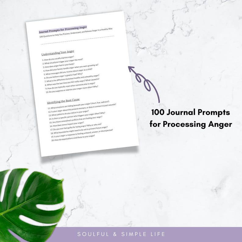 100 Journal Prompts for Processing Anger – Understand, Express ...