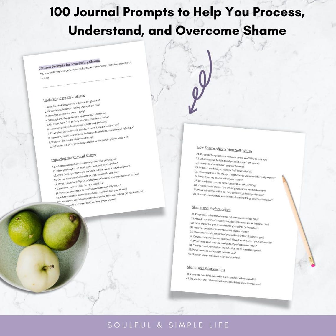 100 Journal Prompts for Processing Shame – Understand Shame, Heal ...