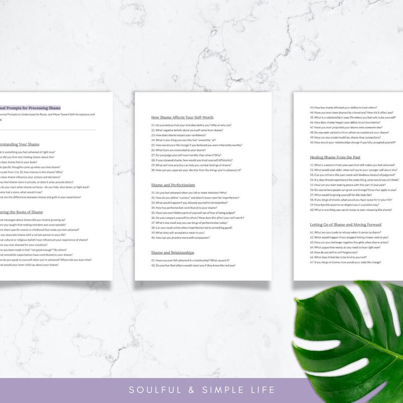 100 Journal Prompts for Processing Shame – Understand Shame, Heal ...