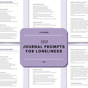 100 Journal Prompts for Processing Loneliness – Reflect, Heal & Deepen ...