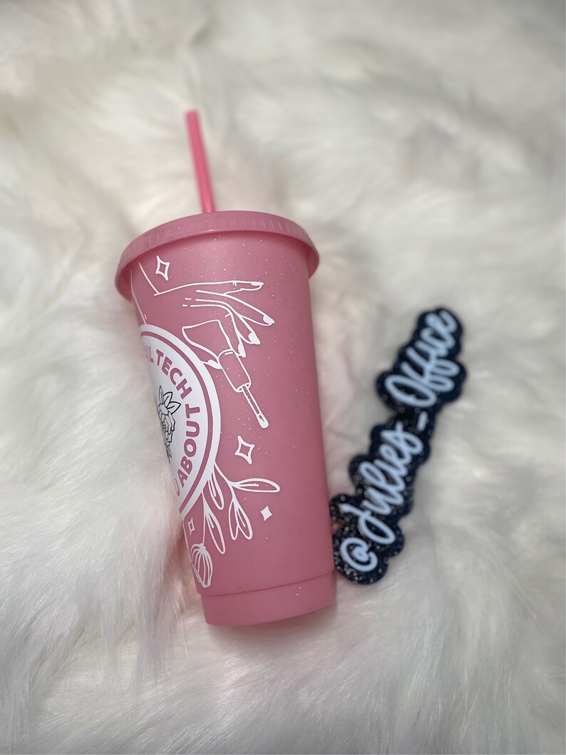 All About the Nails Nail Tech Cup - Etsy