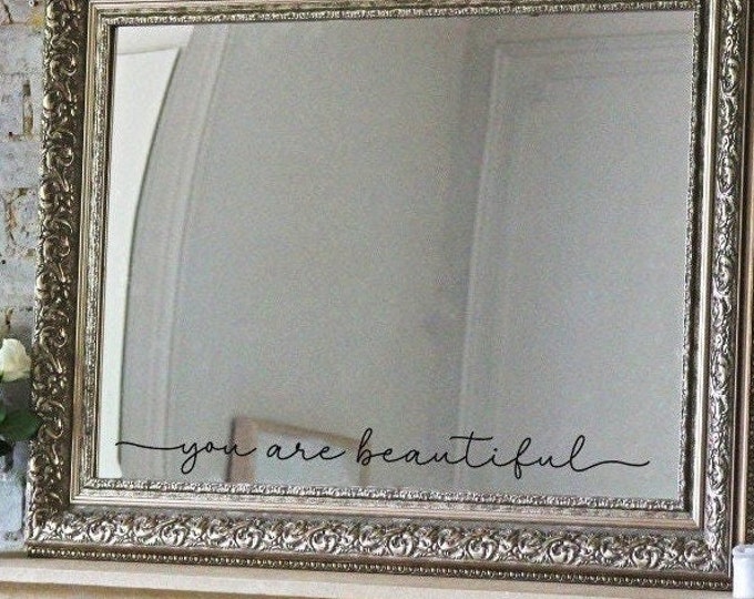Mirror Affirmation Decals, Gifts for Teens, Inspirational Stickers ...