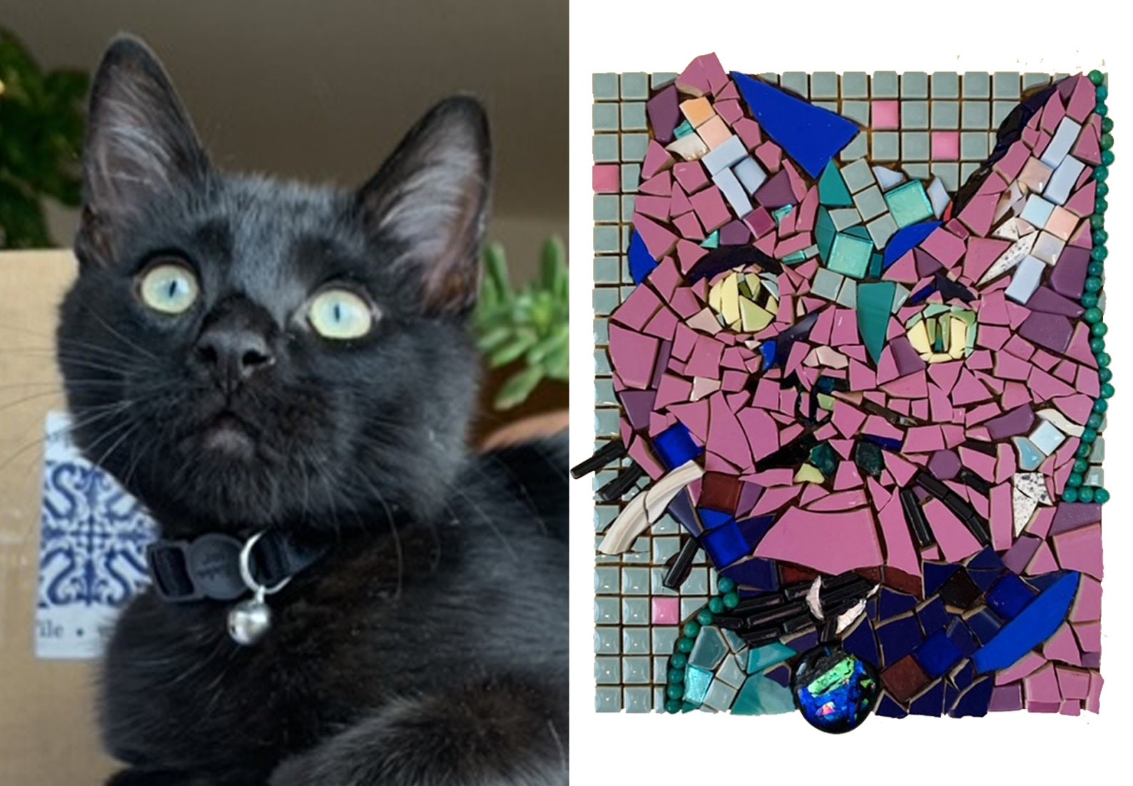 Custom - Mosaic Art Portrait Commission - Etsy