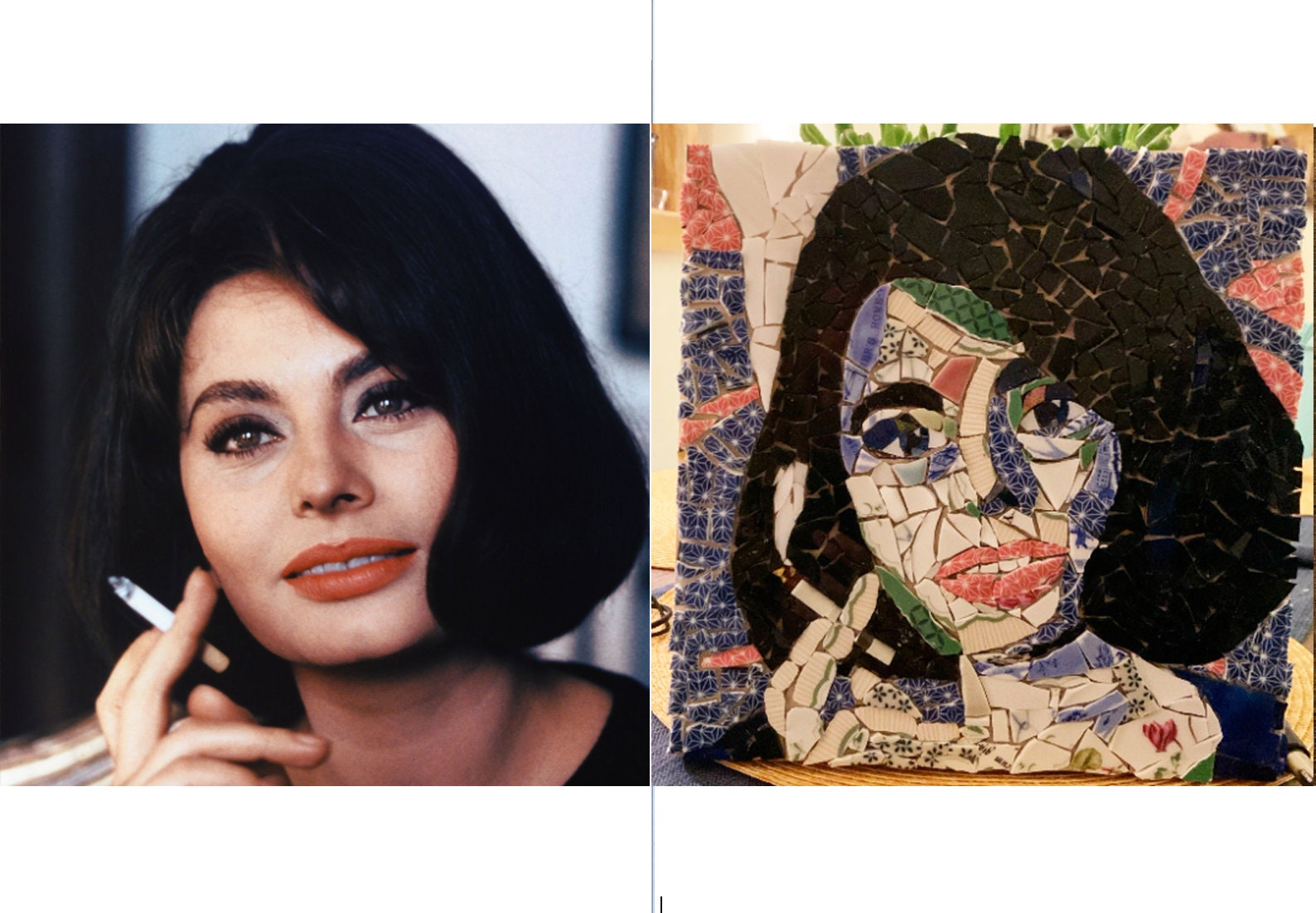 Custom - Mosaic Art Portrait Commission - Etsy