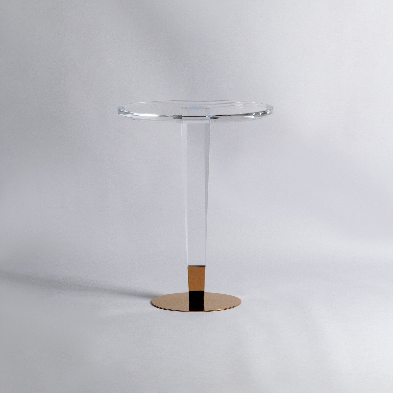 Handmade Transparent Side Table, Luxury Cocktail Drink Table, Sofa ...