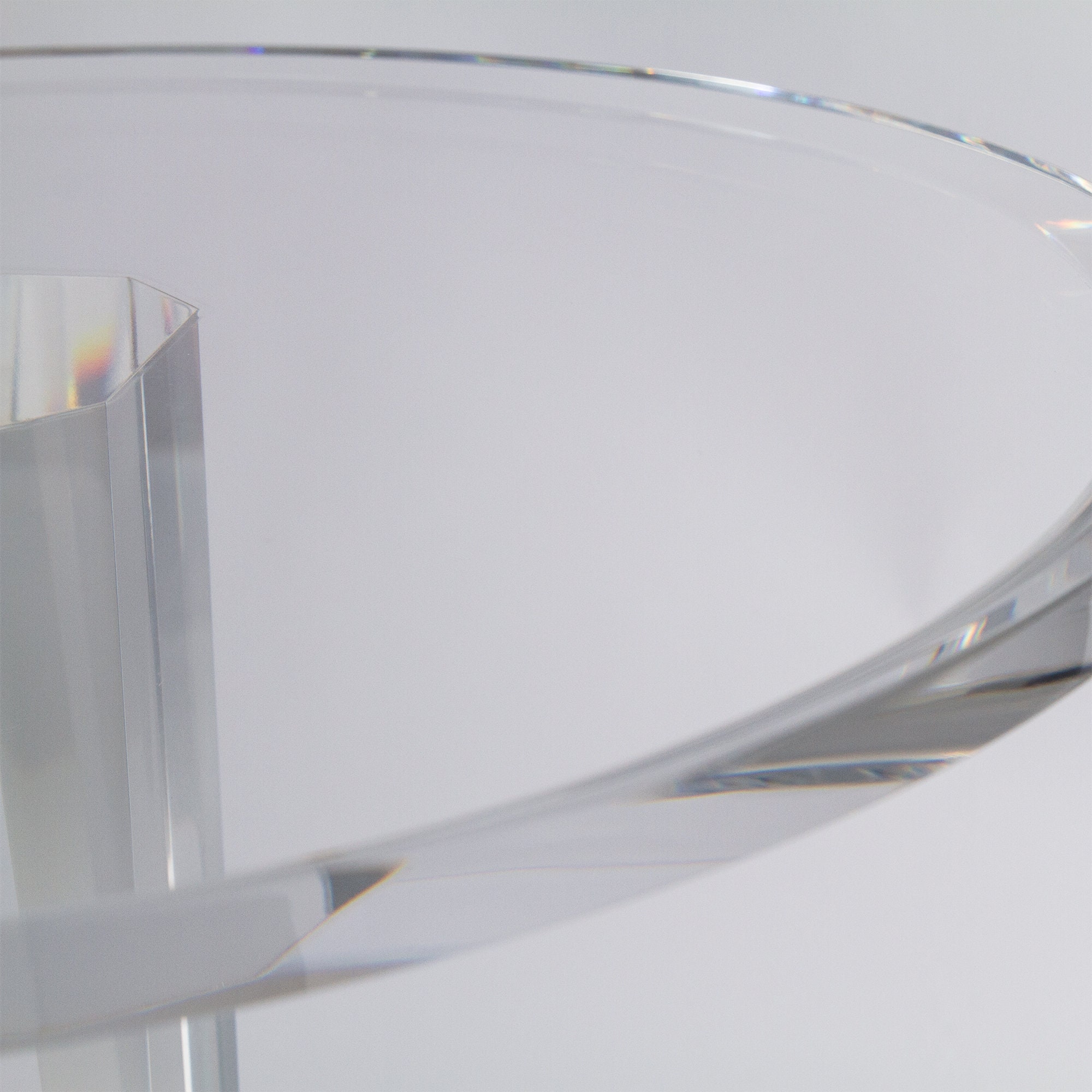 Handmade Transparent Side Table, Luxury Cocktail Drink Table, Sofa ...