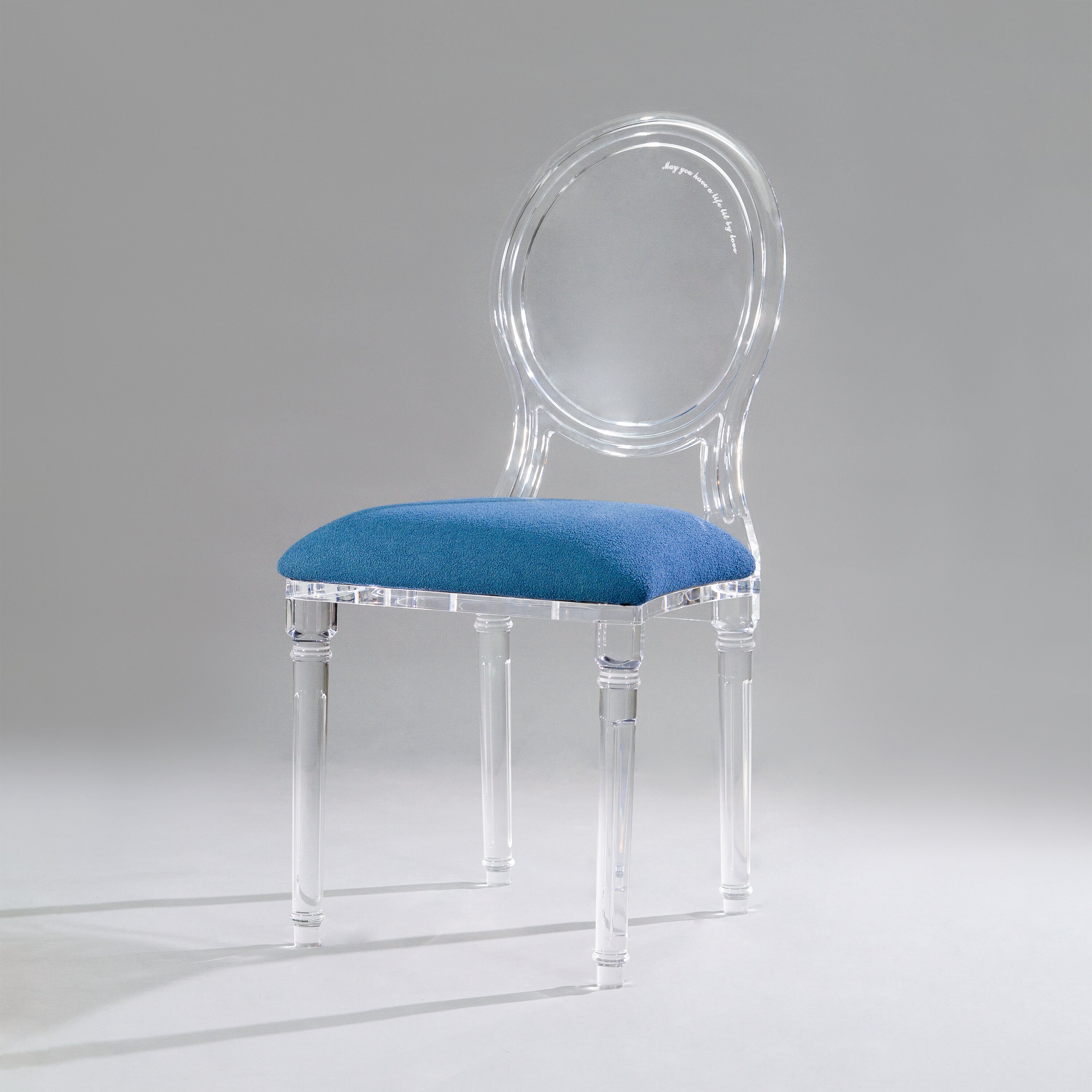 Acrylic Dining Chair Dressing Chairs Clear Crystal Chairs - Etsy