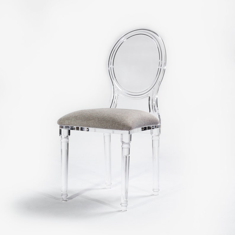 Acrylic Dining Chair Dressing Chairs Clear Crystal Chairs - Etsy