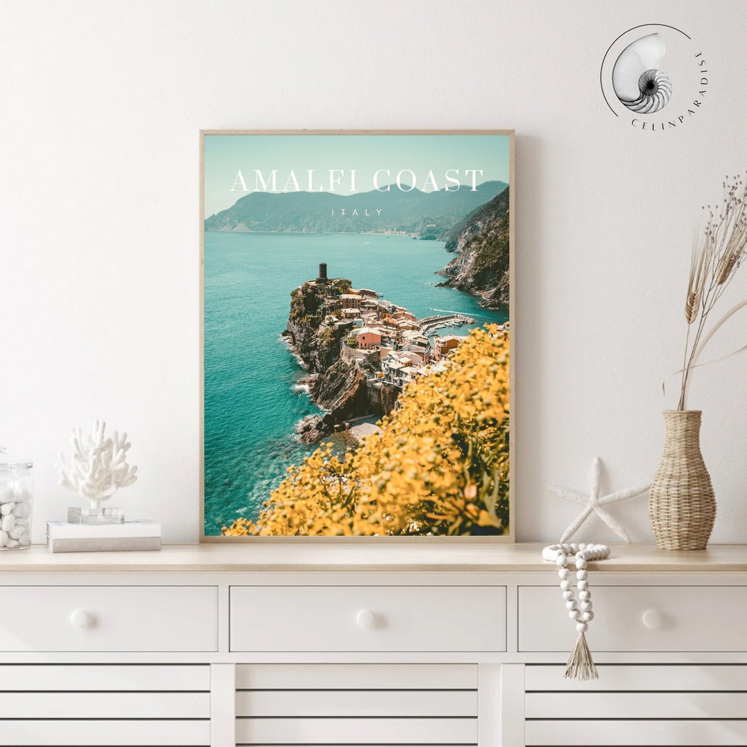 Amalfi Coast Poster, Amalfi Coast Wall Art, Amalfi Coast Italy Prints ...