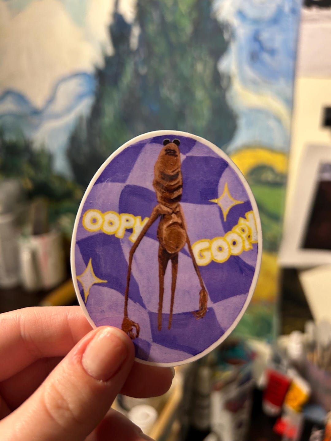 Marcus the Worm VR Chat Vinyl Sticker - Etsy