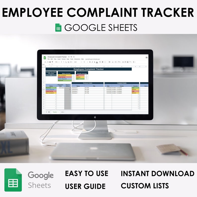 Employee Complaint Tracker, Employee Behavior Tracker, Complaint ...