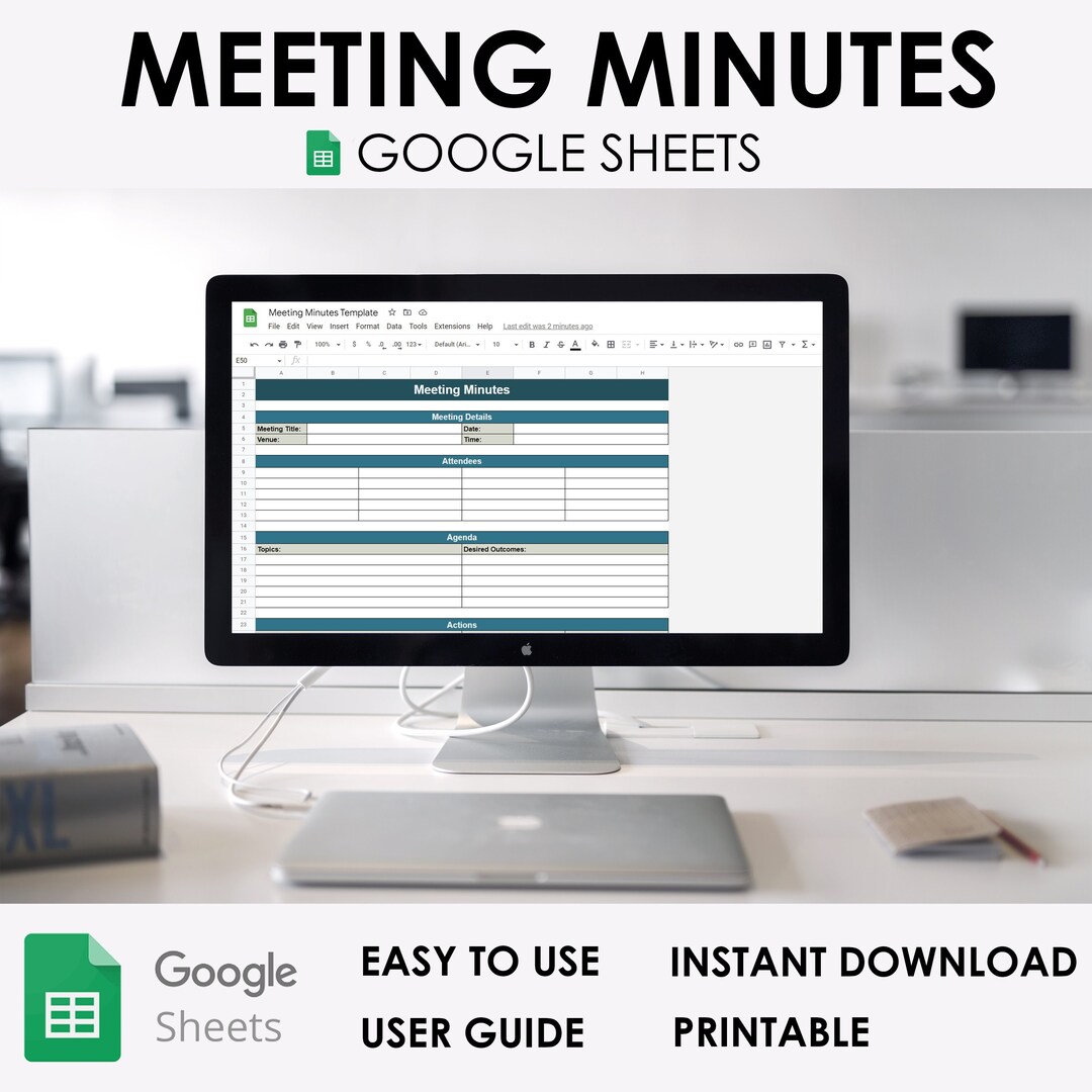 Meeting Minutes, Meeting Notes, Minutes Template, Meeting Notes ...