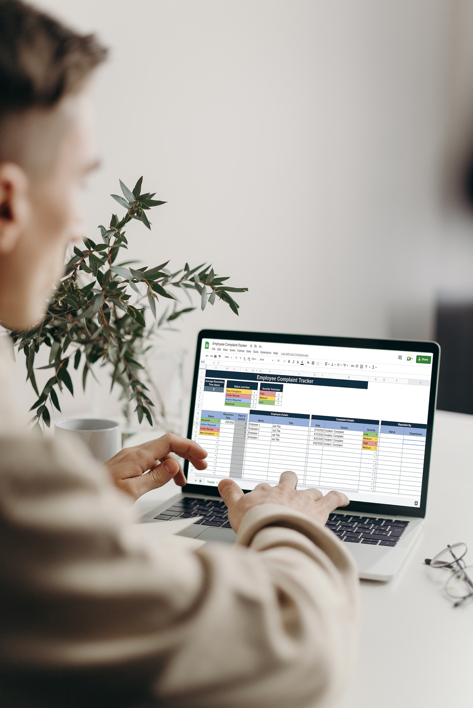 Employee Complaint Tracker, Employee Behavior Tracker, Complaint ...