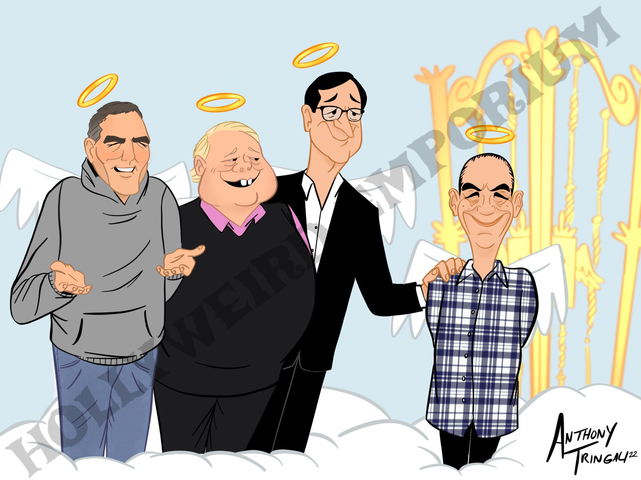 All Comics Go to Heaven (norm Macdonald, Louis Anderson, Bob Saget, Gilbert Gottfried), Limited ...