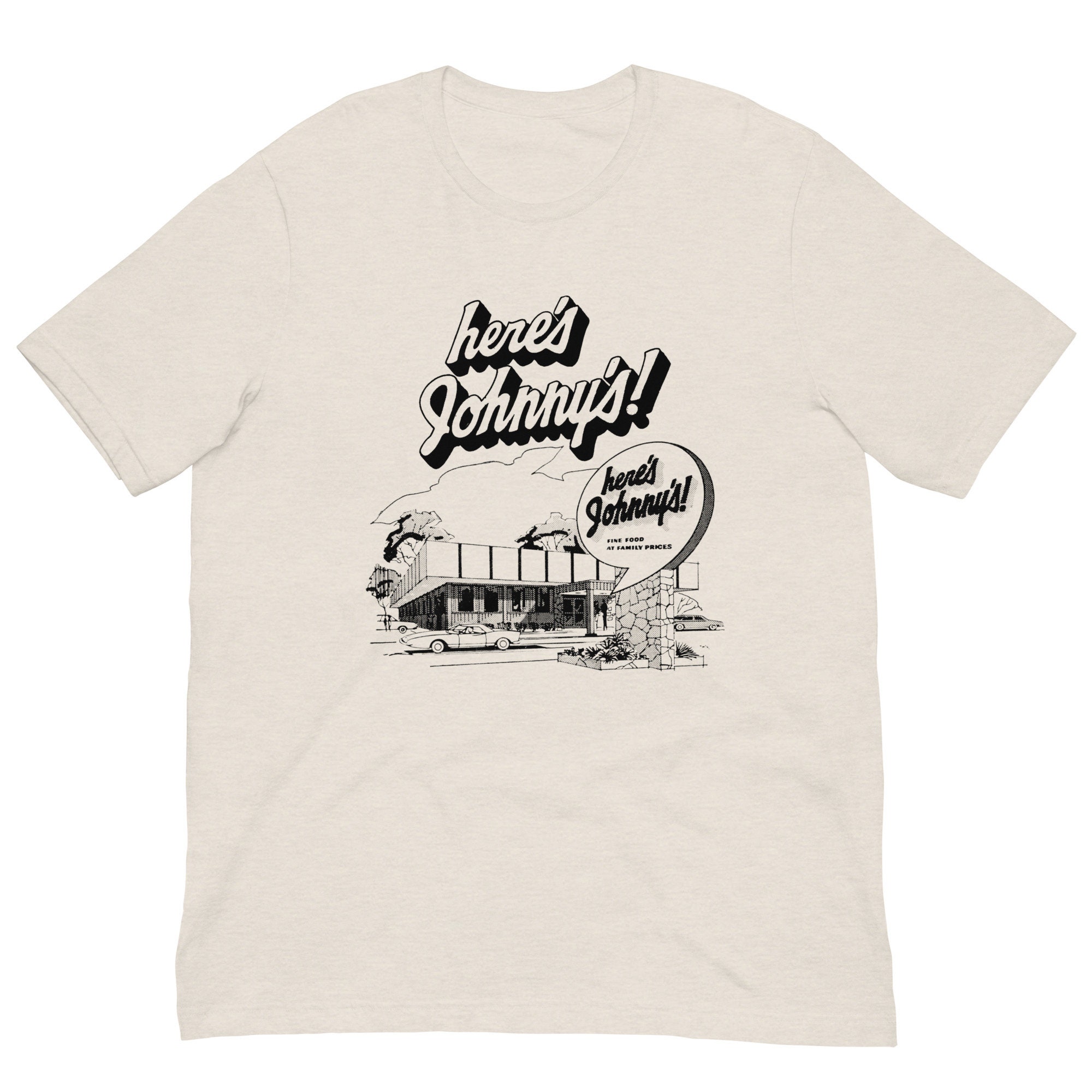 Johnny Carson's HERE'S Johnny's Restaurant Unisex T-shirt, Tonight Show ...
