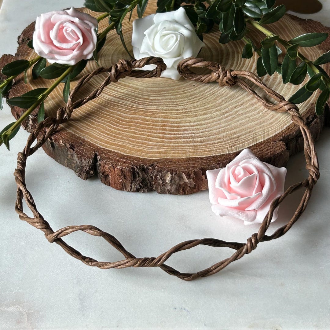 Blank Flower Crown Vine Base DIY Floral Vine Crown Base Add Your Own ...