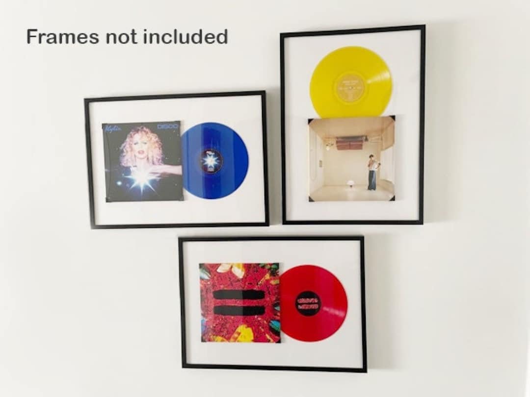 Vinyl/record/album Mount Pieces for Display/framing - Etsy