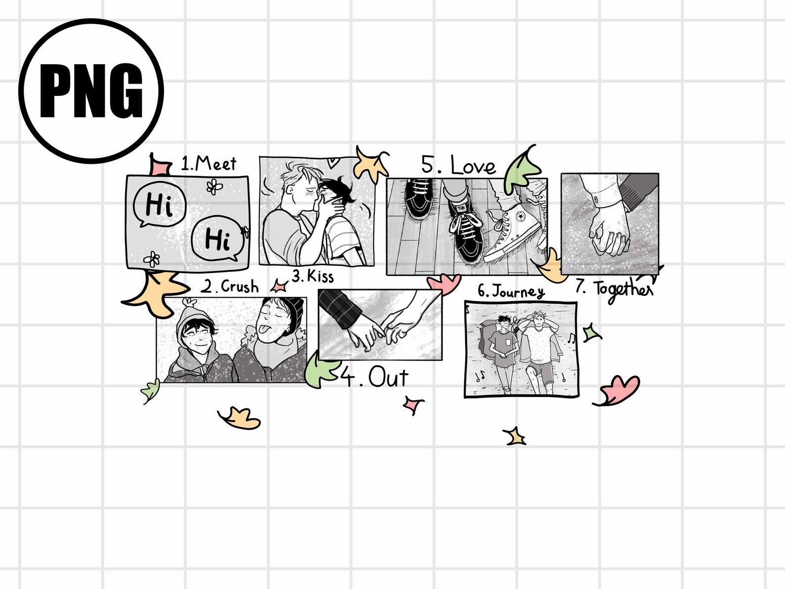 Heartstopper PNG Instant Download PNG File for Shirt PNG - Etsy