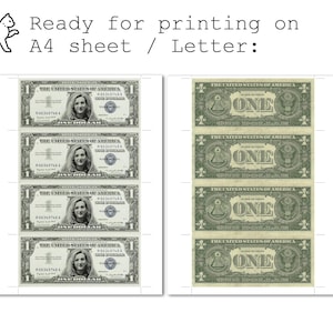 Custom Dollar Bill Personalized Dollar Digital Custom Fake Money New ...