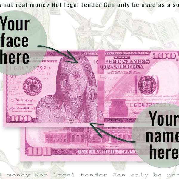Custom Money Pink - Etsy