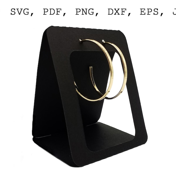 Earring Display Card Hoops - Etsy