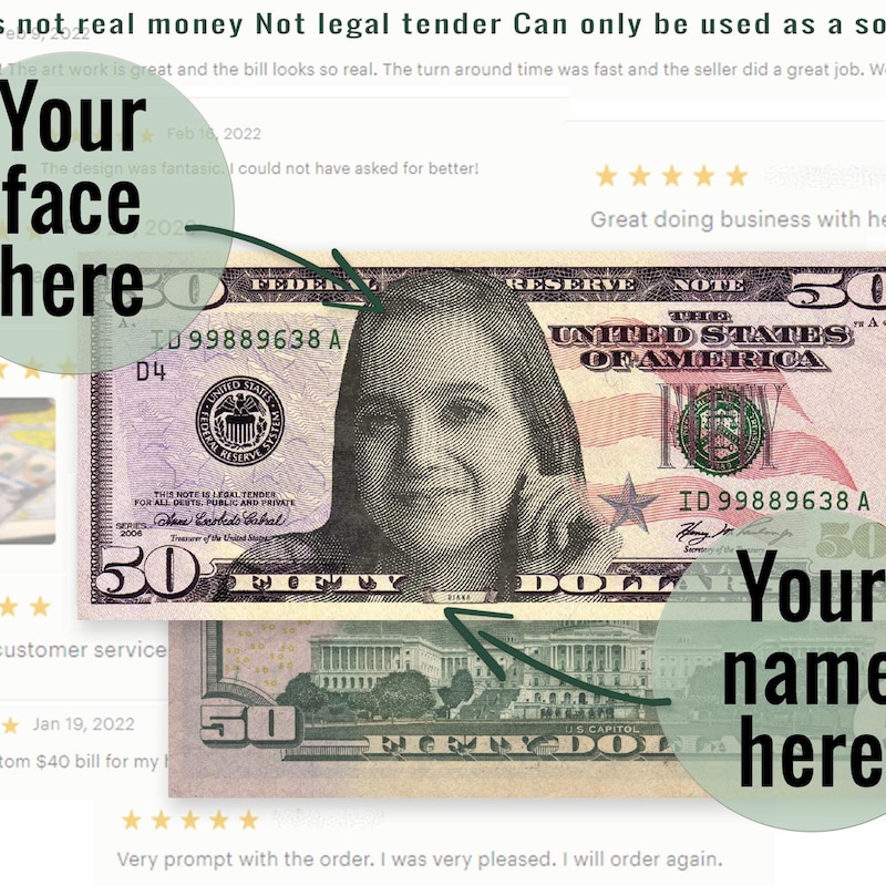 50 Dollars Sign - Etsy
