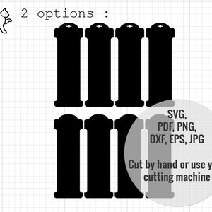 Scrunchie Tag SVG for Cricut Scrunchies Holder SVG Scrunchie Card ...