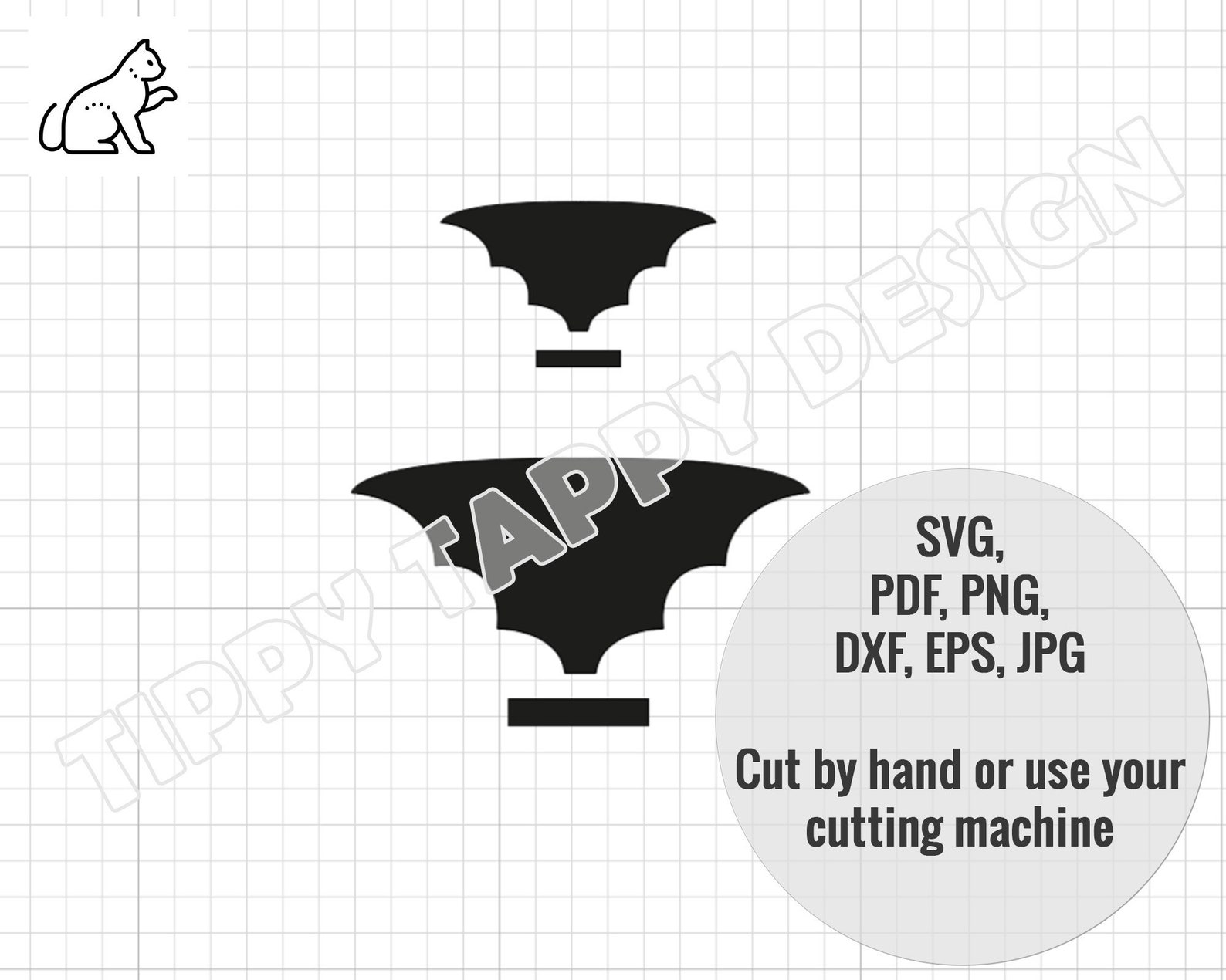 Halloween Bow Svg Faux Leather Bow Svg Template Hair Bow Png Etsy