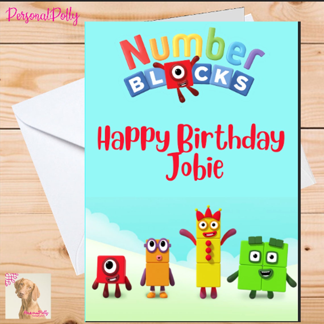 Personalised Numberblocks Card Birthday Unofficial Number | Etsy