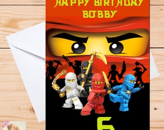 Samurai Birthday Card - Etsy UK