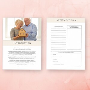 Retirement Planning Template, Financial Planner, Financial Planning ...