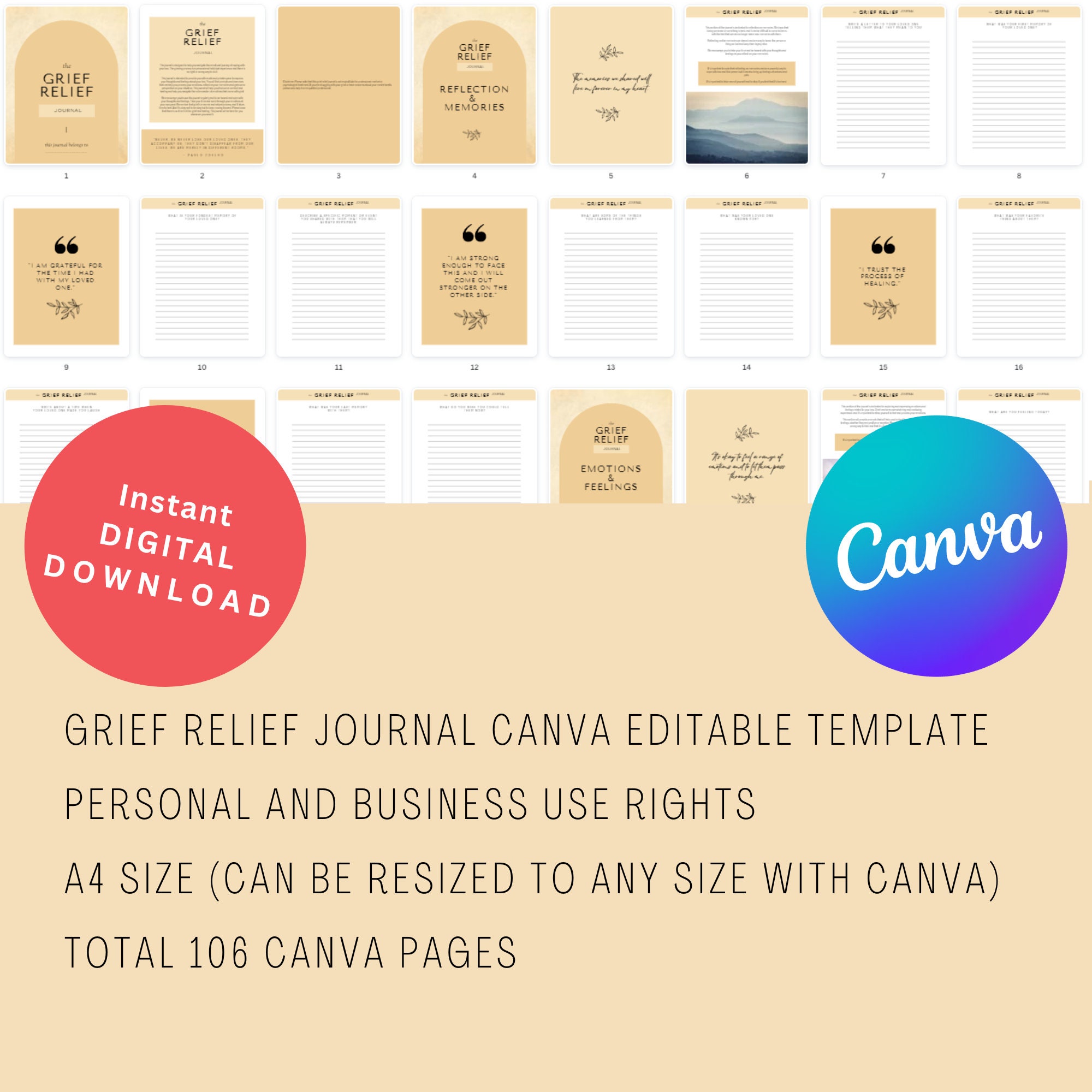 The Healing Your Grieving Heart Journal for Teens, Journaling Emotional ...