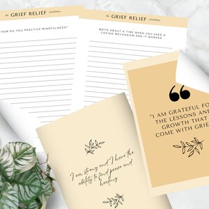 Guided Grief Journal Grief Journal Prompts Mom Mother - Etsy