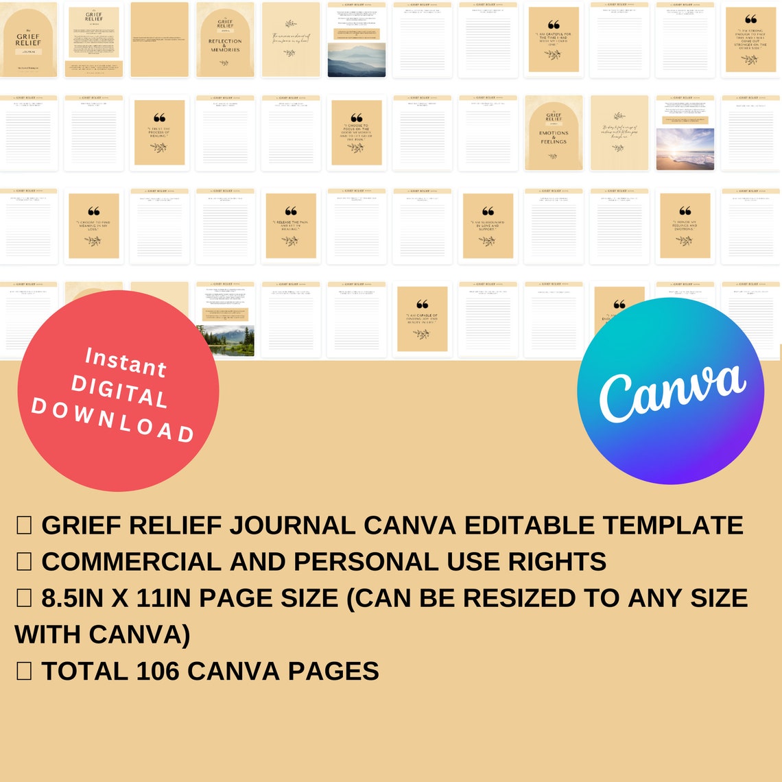 Guided Grief Journal Grief Journal Prompts Mom Mother - Etsy