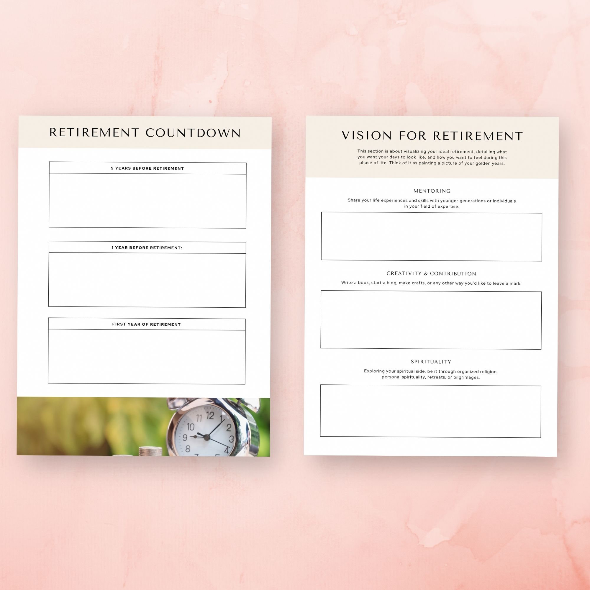 Retirement Planning Template, Financial Planner, Financial Planning ...