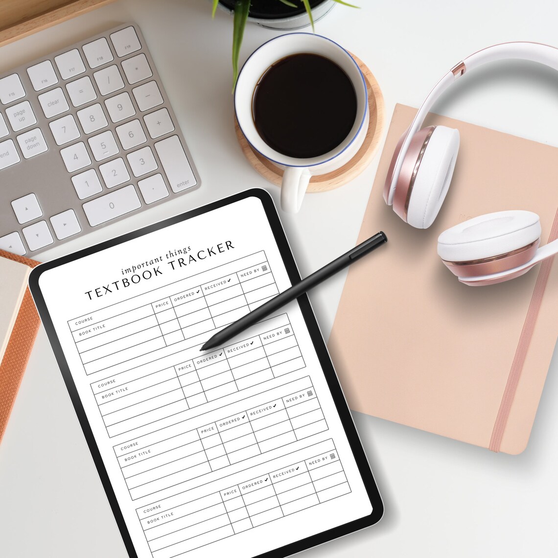 Student Planner Printable Digital, Editable Canva Academic Planner ...