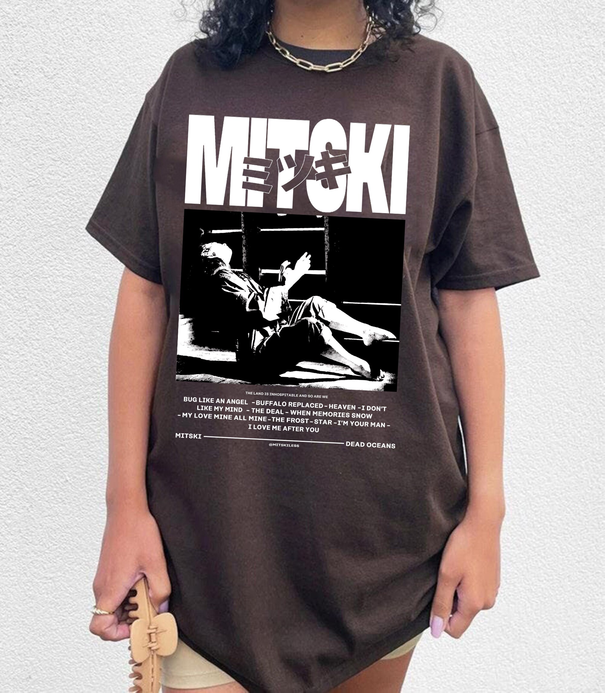 Retro Mitski Shirt the Land is Inhospitable and so Are We - Etsy UK