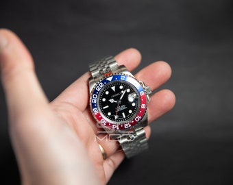 Seiko Gmt Mod Pepsi - Etsy