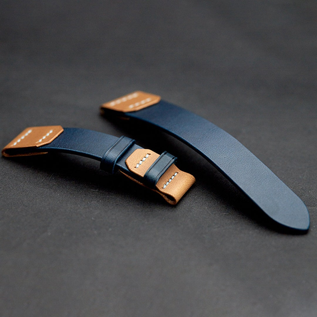 Luxury Italian Veg-tan Leather Strap - Custom Size (lug/length ...