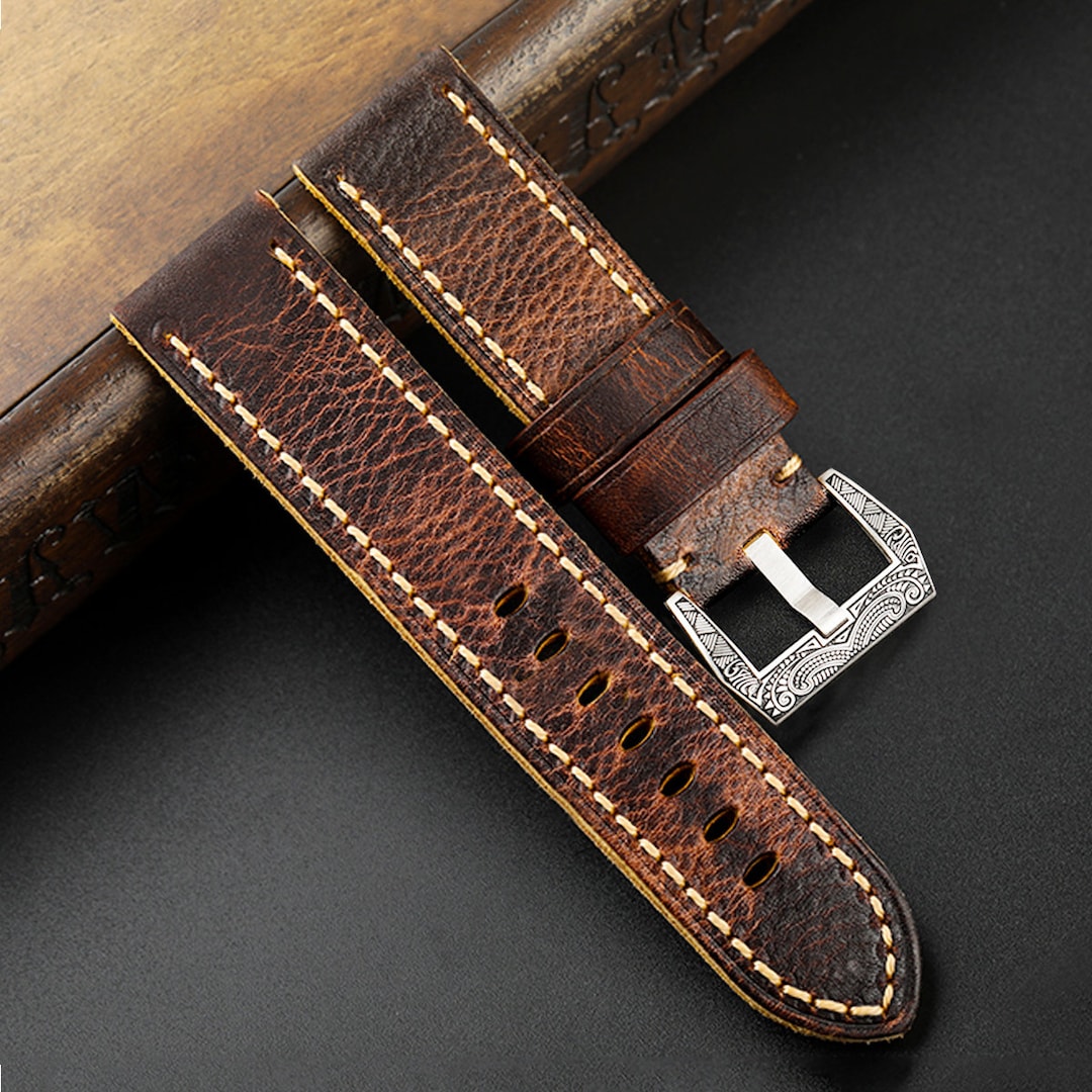 Vintage Leather Watch Band, Leather Strap, Watch Bands for Men,vintage ...