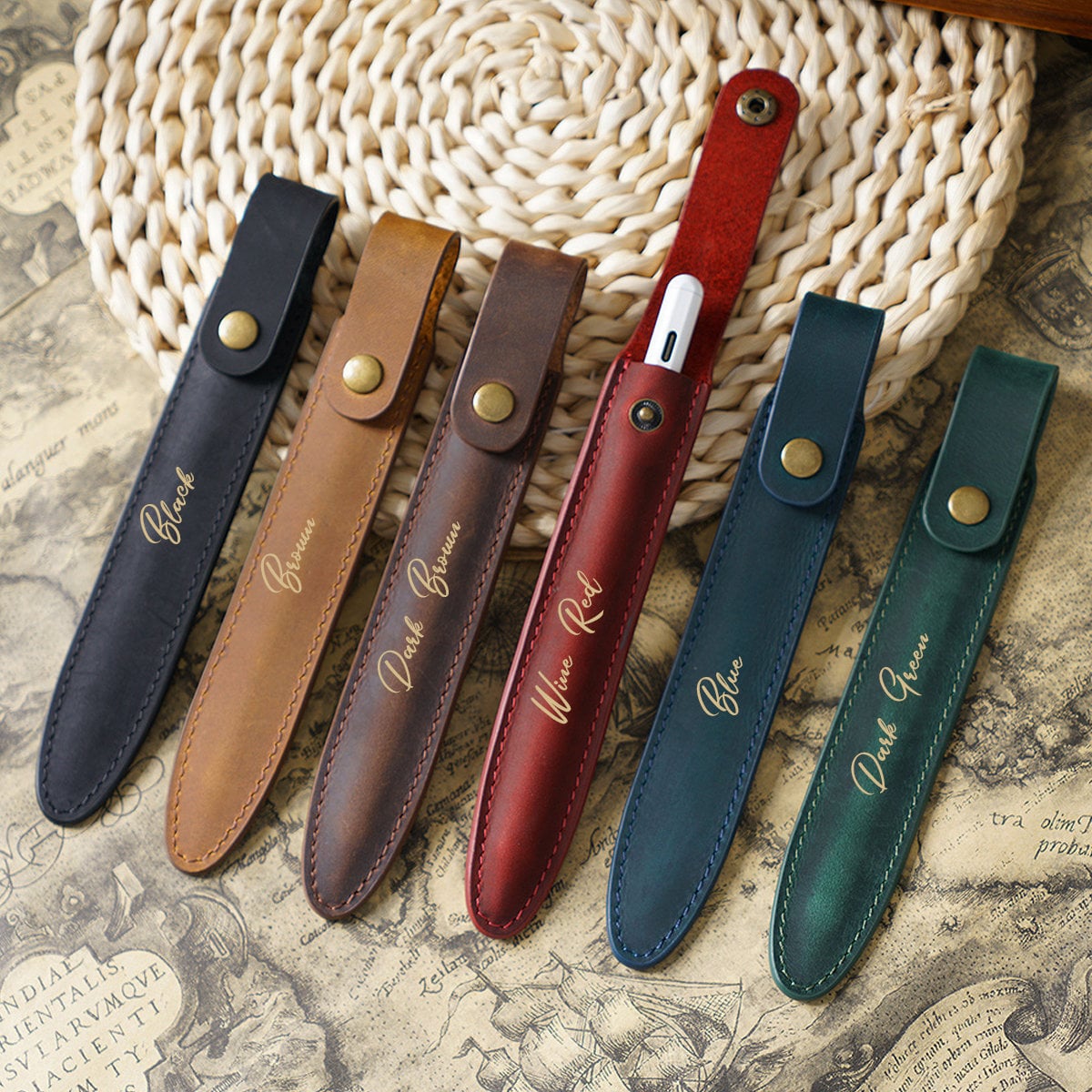 Case Holder for Apple Pencil 2nd Generation Leather Apple - Etsy