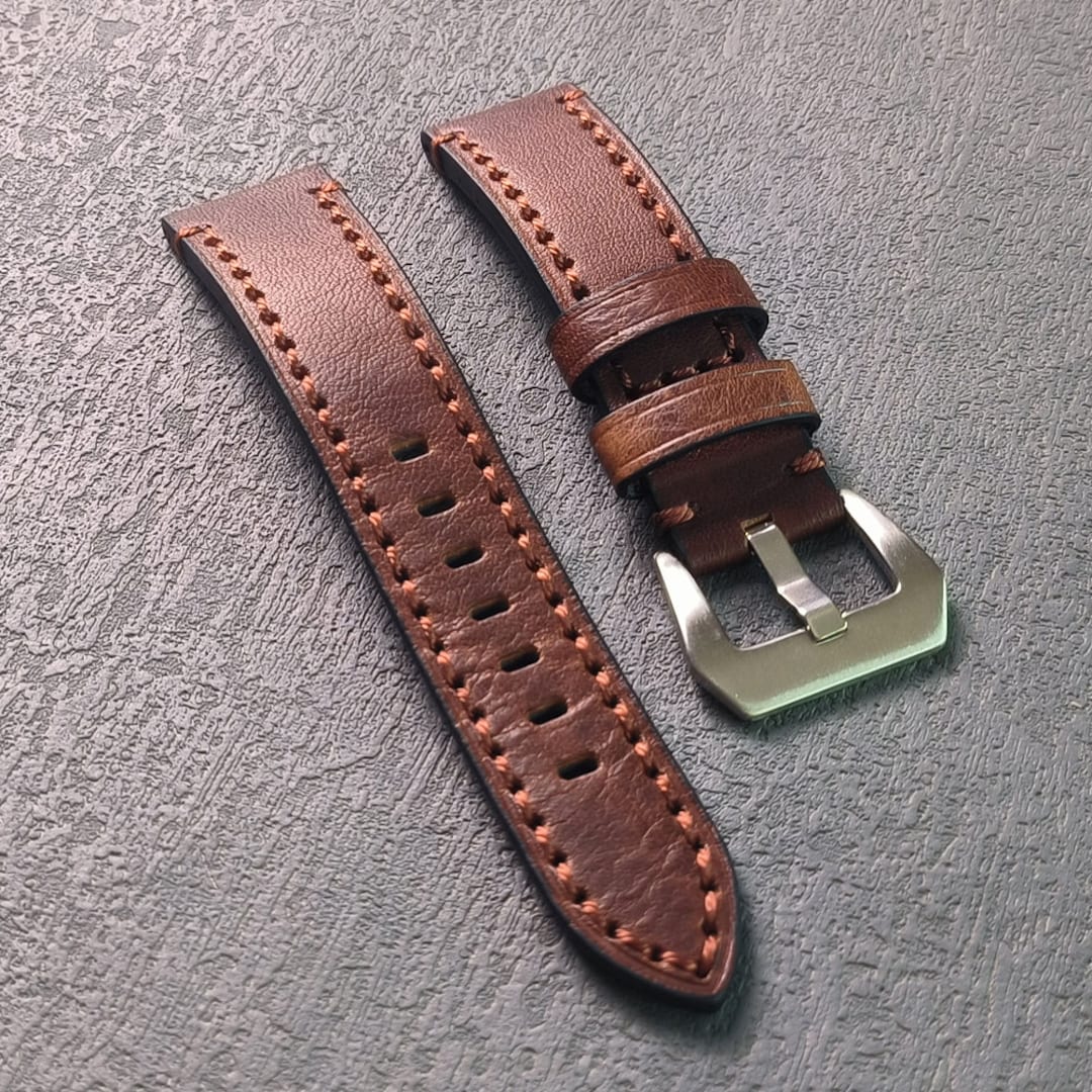 Vintage Leather Watch Band, Leather Strap, Vintage Leather Replacement ...