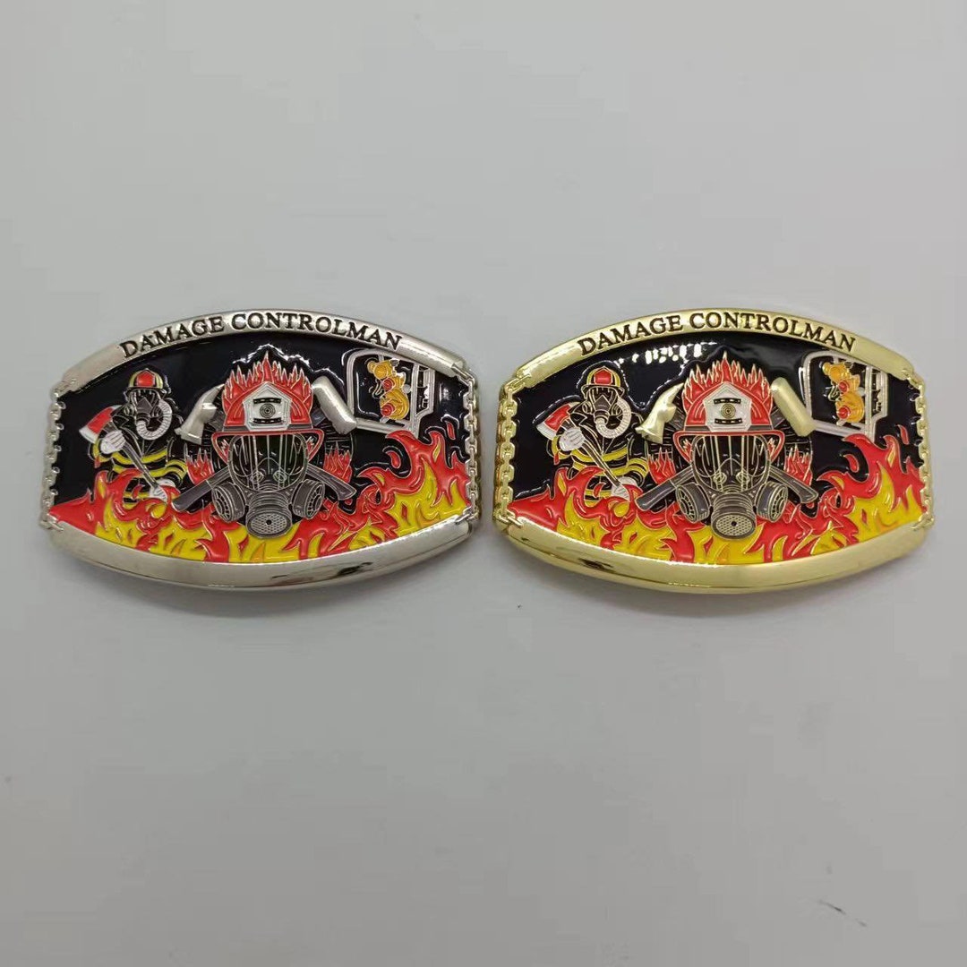 Navy Firefighter Damage Controlman 3in Wide Belt Buckle - Etsy