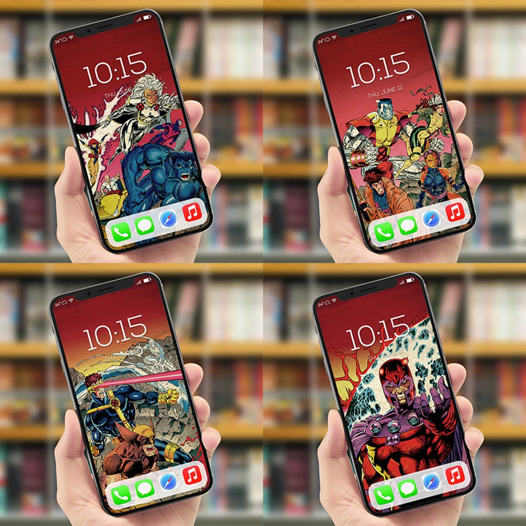 X-men 1 A-D Virgin Variants: Phone Wallpaper (8 Versions) - Etsy